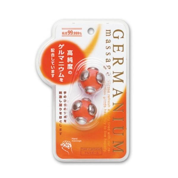 【品質表示】本体：ABS樹脂、ゲルマニウム突起部：真鍮磁石：フェライト磁石（ルナメッキ加工）パッケージサイズ：190×125×40mm商品重量：78g生産国：日本製