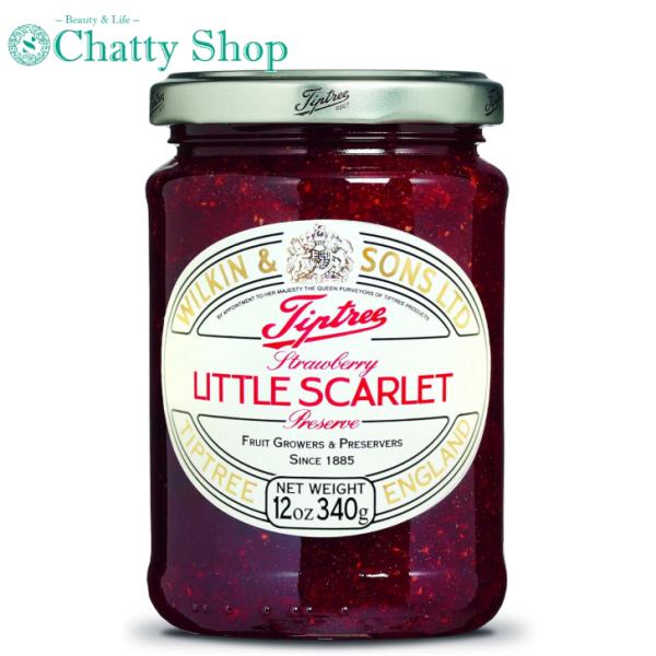 チップトリーは100余年の伝統と独自の製法技術から生まれた英国屈指の高級ジャム、ママレードです。厳選された果物と砂糖を原料として使用。そのナチュラルな美味しさは、英国王室御用達に指定されています。リトルスカーレットは香り豊かな小粒のイチゴで...