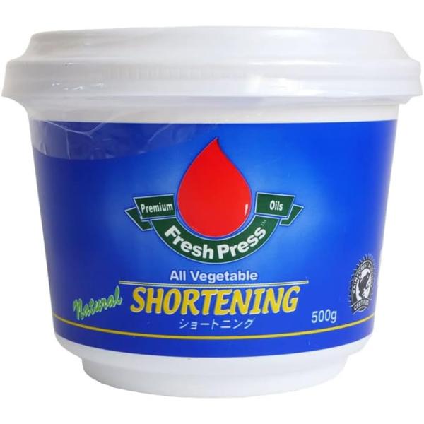 「商品情報」商品の説明パーム油を使用したショートニングです。 無水素添加製法により、人体に影響のあるとされているトランス脂肪酸を含んでいません。原材料・成分原材料：食用パーム油　 栄養成分表示（100g当たり）：エネルギー　846kcal、...