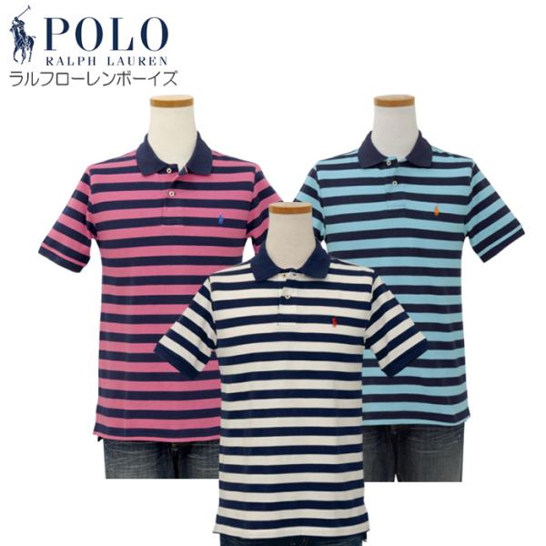 POLO Ralph Lauren ラルフローレン ボーイズ 半袖  鹿の子ボーダーポロシャツ---素材---コットン 100%---カラー---ピンクマルチブルーマルチホワイトマルチ★☆サイズ選びご注意ください☆★◇───────◇こちら...