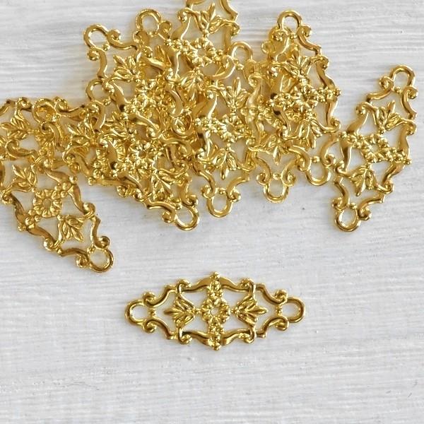 ご覧になって頂きありがとうございます。 色ムラがある場合があります。予めご了承ください。■サイズ：約12×27mm ■入数:12個 ■カラー:ゴールド◇商品についてのご注意◇・ご利用のパソコンモニター・環境によっては、実物と多少色調などが異...