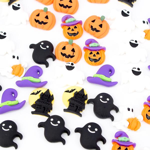 ご覧いただきましてありがとうございます。ハロウィンにオススメのデコレーションパーツ♪ヘアアクセサリーや小物などのデコレーションにオススメ＾＾オリジナルの作品作りにお役立てください♪【商品説明】（内容数）2個（サイズ）画像参照お願いします（多...