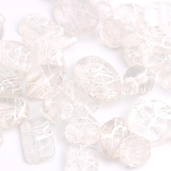 ご覧いただきありがとうございます。 クリアータイプのアクリルビーズアソートセットです。ピアス、イヤリング、ブレス等々にいかがですか(*´∀｀*)ハートや星など形が様々な物を集めましたので、いろいろな用途でご使用できるかと思います(^^)【内...