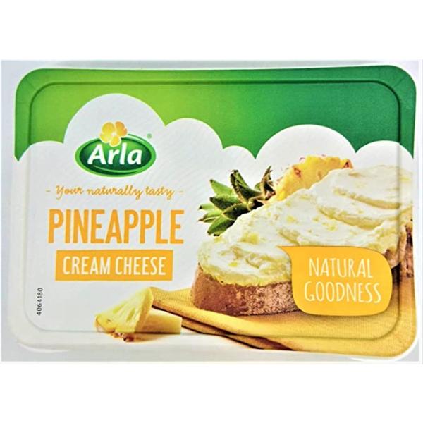パイナップルの甘さとチーズのクリーミィさが美味しい、デザート感覚で食べられるチーズです。パイナップルの果肉が程よい食感になっています。原産国：デンマーク原材料名：生乳、クリーム、パイナップル、砂糖、食塩