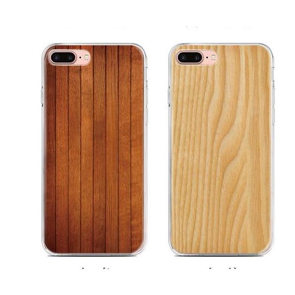 木のような模様がとっても綺麗で高級感を感じます。ハードケースよりやわらかくシリコンより固い今人気の TPU素材です。衝撃吸収力も強く、ほこりも付きにくいのが特徴です。ケースに装着したまま全ての操作が自由に使えます。【対応機種】iPhone7...