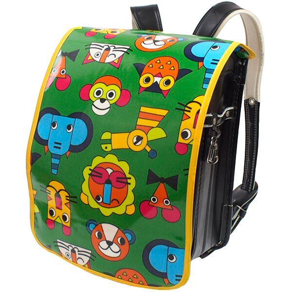 日本製 ランドセルカバー 北欧アニマル グリーン《入園・入学》 撥水加工 女の子 男の子 おしゃれ 雨 ランドセル カバー かわいい かっこいい 白くならない ビニール素材 rack 撥水 かぶせ はっ水 丈夫 耐久 汚れ防止 キズ 隠し ...