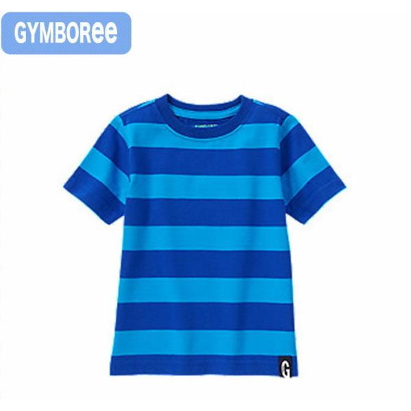 【6-12mos 12-18mos】 ジンボリー 正規品 Gymboree -9)青×水色のボーダー半袖Ｔシャツ (NB 3M 6M 9M 12M 18M 新生児 3か月 6ヶ月 9ヶ月 12ヶ月 18ヶ月 1歳 1才 2歳 2才 2T 2...