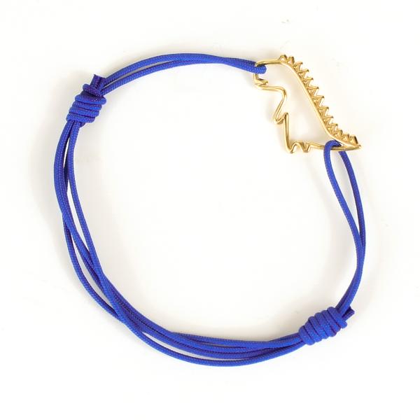 ■スタイルブレスレット■商品説明【DINO PURO DINOSAUR CORD BRACELET】ダイナソーモチーフのユニークなブレスレット。■カラーECO OCEAN BLUE（J1DD0）- オーシャンブルーアリータ ALIITA ブ...
