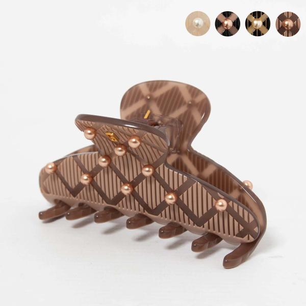 ■スタイルヘアクリップ■カラー[全4色]GAMMA CRISTAL（Z）- ピンクベージュLAITON CRISTAL（D）- ブラック×ゴールドNOIR BOURGEON CRISTAL（Y）- ブラック×ピンクベージュTAPIOCA C...