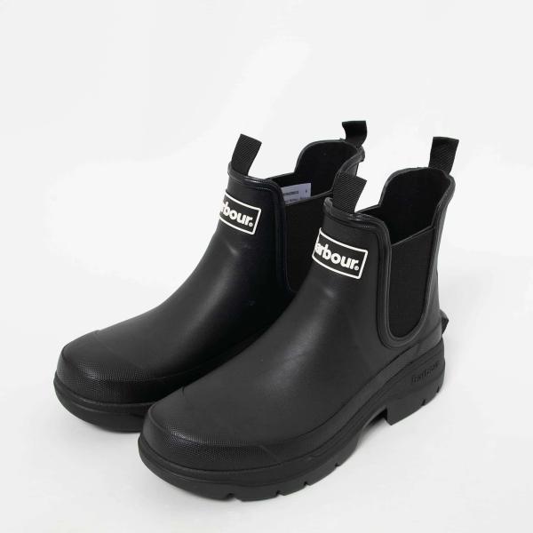 ■スタイルメンズ レインブーツ■カラーBLACK（BK31）- ブラックバブアー BARBOUR レインブーツ NIMBUS CHELSEA WELLY [サイドゴア ショート レインブーツ] メンズ MRF0028【レイングッズ】【英国ブ...