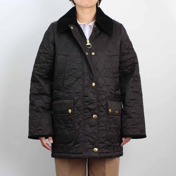 ■スタイルレディース ジャケット■カラーBLACK/CLASSIC（BK91）- 表地：ブラックメタル部分：ゴールドバブアー BARBOUR ジャケット MODERN BEADNELL QUILTED JACKET レディース LQU184...