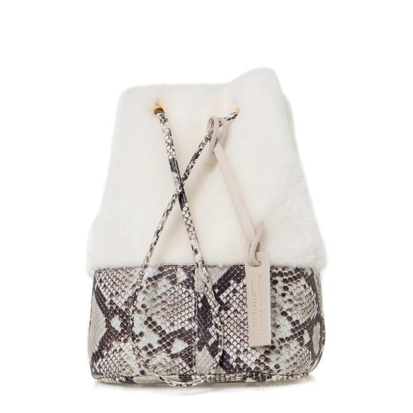■スタイルレディース ハンドバッグ■カラーBIANCO - ホワイト×パイソンメタル部分：ゴールドマルコマージ MARCO MASI バッグ レディース ハンドバッグ SHOULDER BAG 3384 MONTONE-SLANG【セール】爆買