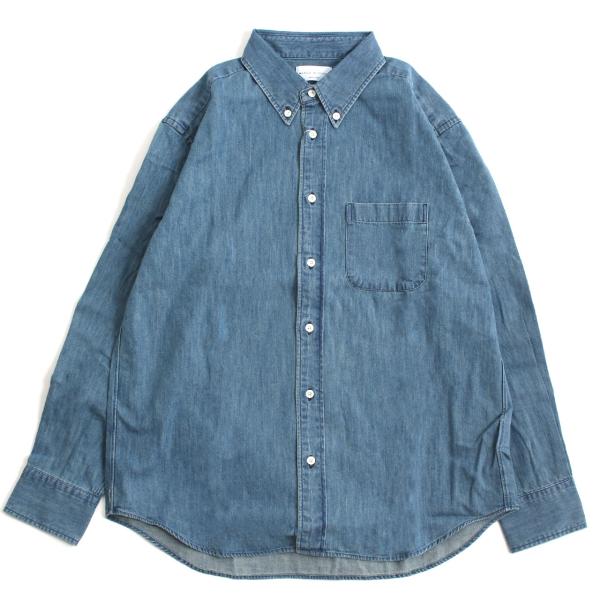 ■スタイルメンズ 長袖デニムシャツ■商品説明【6OZ DENIM BD SHT/BULGING FIT】デニムの聖地、岡山県で織られた6オンスのインディゴデニムシャツ。程よいゆとりのあるクラシックなシルエットで提案する「Bulging Fi...