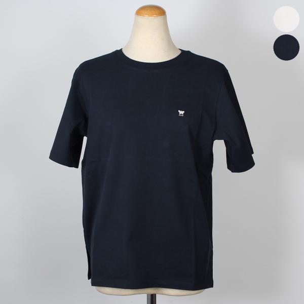 ■スタイルレディース 半袖Tシャツ■商品説明【VENACO】上質なコットンジャージーを使用したストレートフィットのベーシックTシャツで、リブ編みのクルーネックとセットインスリーブ、胸元の小さな蝶の刺繍ロゴ、サイドスリット入りの裾が特徴です。...