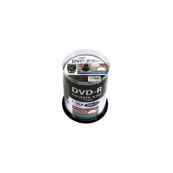 【商品名】 （まとめ）HI DISC DVD-R 4.7GB 100枚スピンドル 1〜16倍速対応 ワイドプリンタブル HDDR47JNP100【×2セット】 【ジャンル・特徴】 ドライブ DVDメディア 100枚パック！ [ HDDR47...
