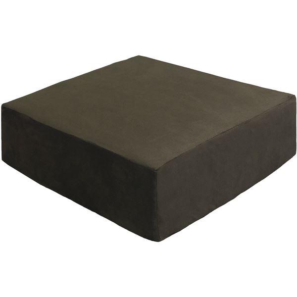 【商品名】 低反発 クッション 座布団 幅45cm 角 長方形 ダークブラウン ファブリック生地 極厚15cm 軽量 コンパクト リビング ダイニング 【ジャンル・特徴】 低反発クッション 座布団 フロアクション リビング ダイニング 店舗...