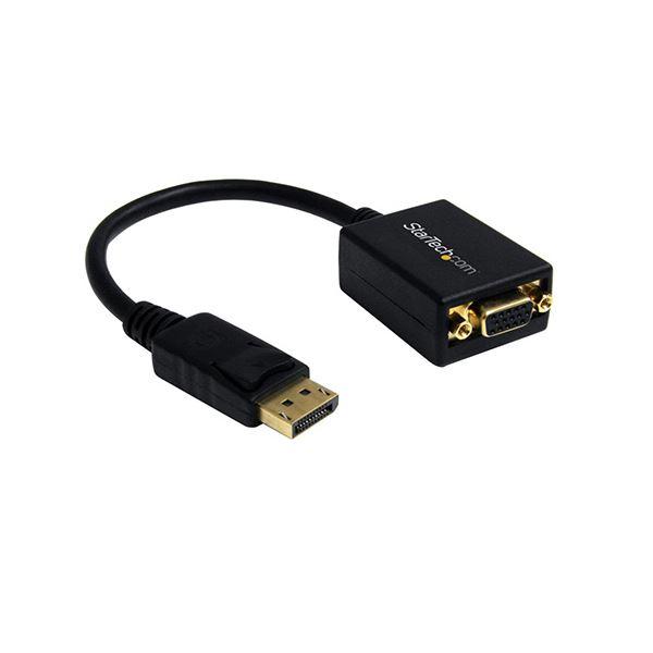 【商品名】 （まとめ）StarTechDidplayPort-VGA変換アダプタ DP2VGA2 1個【×2セット】 【ジャンル・特徴】 VGAモニタをDisplayPort搭載PCに接続。 [ DP2VGA2 ]
