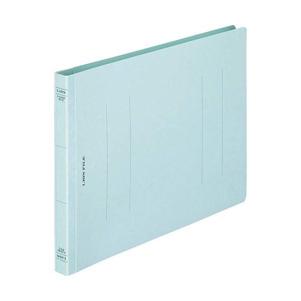【商品名】 (まとめ) ライオン事務器 フラットファイル(環境) 樹脂押え具 B5ヨコ 150枚収容 背幅18mm 水 A-528KB5E 1セット(10冊)  【×10セット】 【ジャンル・特徴】 フラットファイル   [ A-528KB...