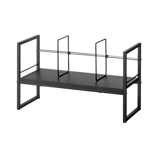 【商品名】 YAMAZEN デスク上ファイルラック 幅590mm ブラック DUF-6025BKBK 1台【組立品】 【ジャンル・特徴】 机上空間を有効利用。 [ DUF-6025BKBK ]