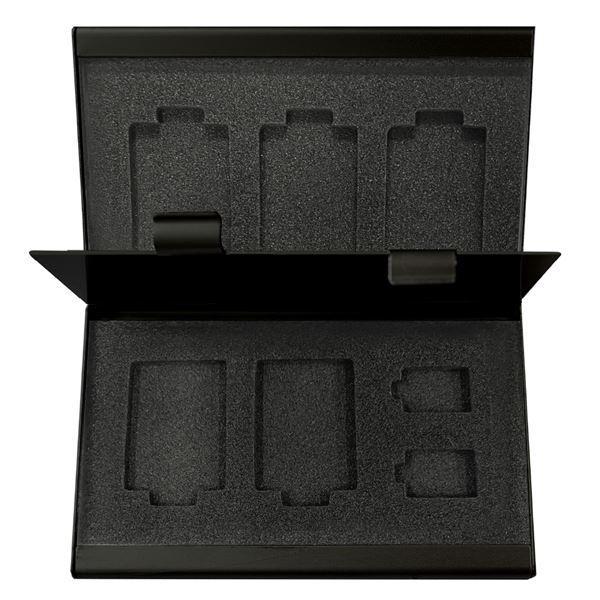 【商品名】 (まとめ）Digio2 メモリーカードケース SWITCHゲーム/5枚+microSD/2枚 MCC-SWI05BK ブラック【×3セット】  [ MCC-SWI05BK ]