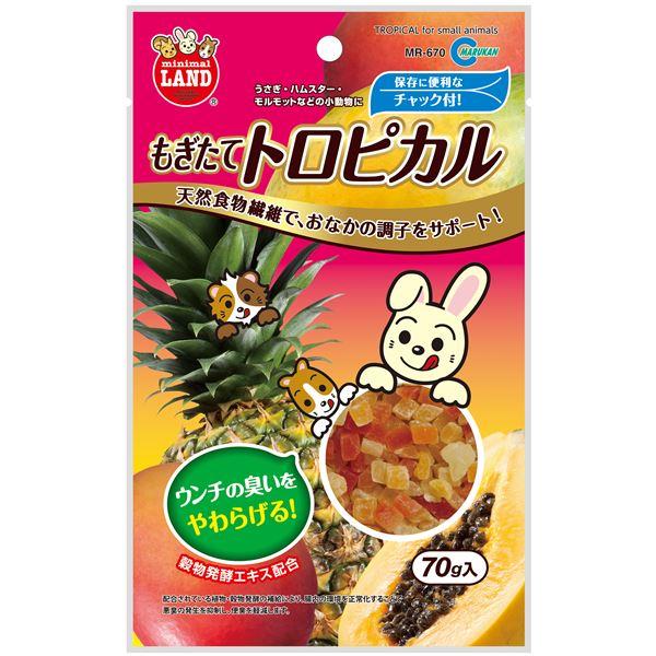 【商品名】 （まとめ）マルカン もぎたてトロピカル 70g ウサギフード 【×10セット】 【ジャンル・特徴】 自然の恵みが楽しめる新鮮フルーツシリーズ