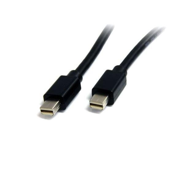 【商品名】 StarTech.com Mini DisplayPort 1.2 ケーブル 1m 4K Mini DP（オス）-MiniDP（オス） ブラック MDISP1M 1本