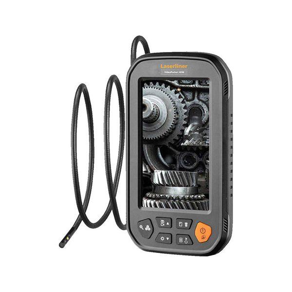 【商品名】 LASERLINER 携帯型工業用内視鏡 ビデオポケットHDM 4.3インチ大画面カラーディスプレイ搭載 手のひらサイズ ブラック 082264A 【ジャンル・特徴】 手のひらサイズの携帯型工業用内視鏡 [ 082264A ]