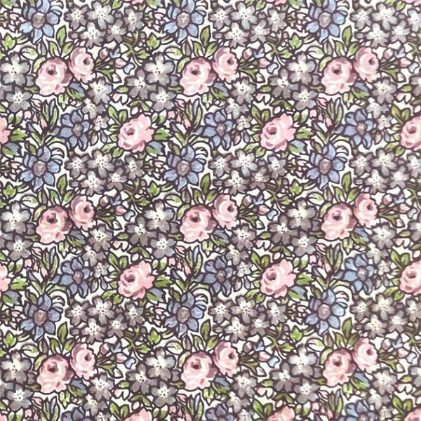 【商品詳細】LIBERTY PRINT/タナローン生地復刻セレクトデザイン『Daffodil Rose』ダフォディルローズ【chibichibikitchen Collection】1890年代後半と、今でも人気の高い1930年代〜1940...