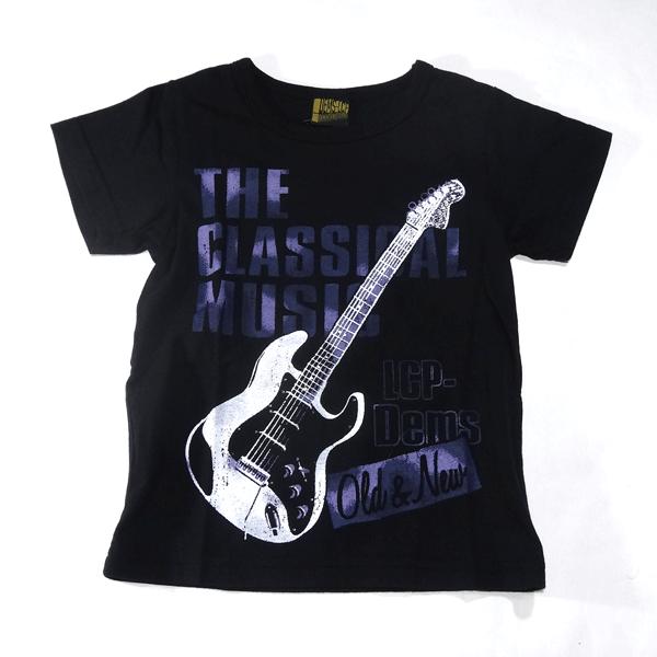 綿天竺を使った、ロゴ・ギタープリントの半袖Ｔシャツです。パンツのコペックが作った、背面には音符プリントでロックな男児用Ｔシャツです。有名ブランドメーカーの生産を請け負っている縫製工場から直接仕入れたアイテム。同品質のアイテムの2分の1ほどの...