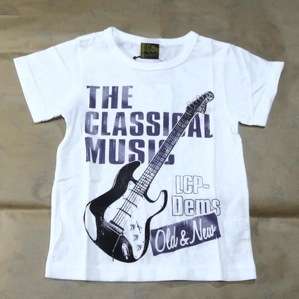 綿天竺を使った、ロゴ・ギタープリントの半袖Ｔシャツです。パンツのコペックが作った、背面には音符プリントでロックな男児用Ｔシャツです。有名ブランドメーカーの生産を請け負っている縫製工場から直接仕入れたアイテム。同品質のアイテムの2分の1ほどの...