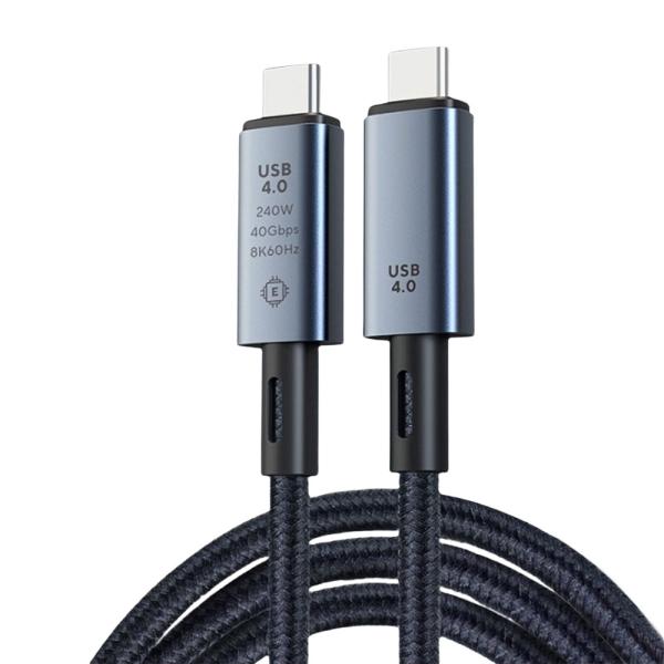◇ 仕様 ◇◆ 商品型番：USB4◆ 主な材質：USB4 Type-C オス-オス◆ 対応転送速度：最大40Gbps　※理論値◆ 対応ワット数：最大240W◆ ケーブル長：約2m※ 個別の環境に対する動作可否は保証対象外です。