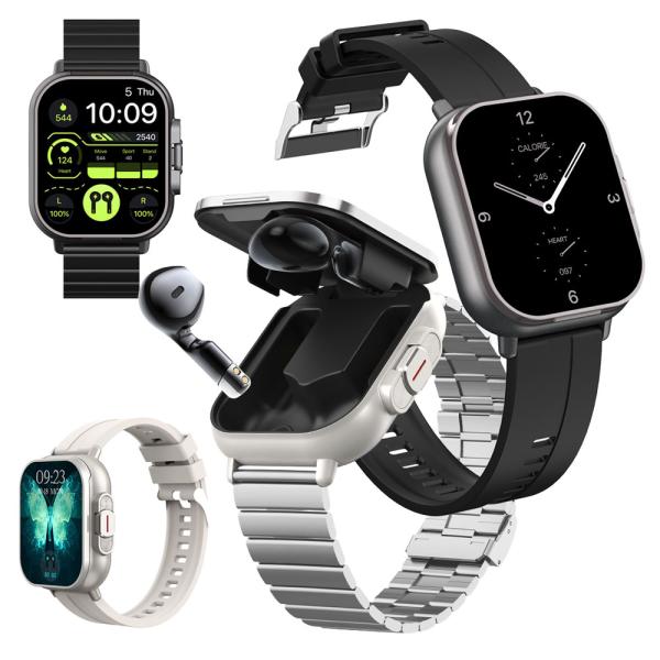 ◇ 仕様 ◇◆ 商品型番：M-D8◆ カラー：シリコンバンド×シルバー、シリコンバンド×ブラック、スチールバンド×シルバー、スチールバンド×ブラック◆ サイズ：(約)50.56×42.25×15mm ストラップ長さ265mm◆ ディスプレイ...