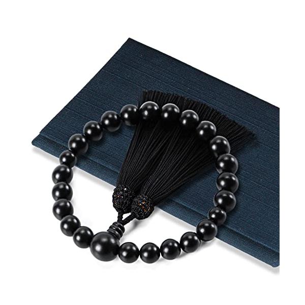 「商品情報」「主な仕様」?全て宗派で利用可能な男性用 略式数珠です。葬祭プロ（厚生労働省認定）葬祭ディレクター1級　神崎　忍氏　推奨の数珠なので安心してご利用いただけます。?京都の老舗が制作しており高品質の日本製　京念珠?サイズは男性が最も...