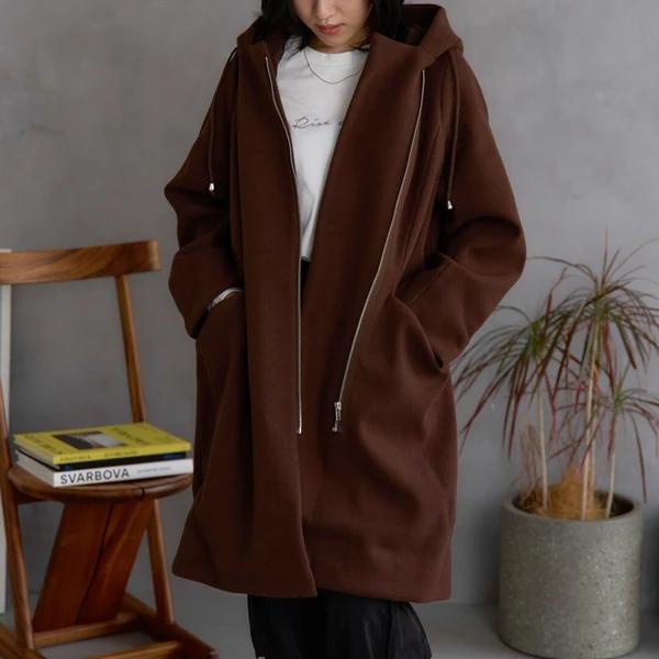 アウター レディース コート 秋冬春 防寒 ジャケット ロング 長袖