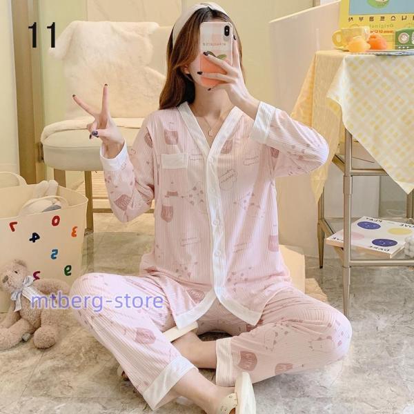 素肌に優しい軽さが魅力おうち時間が快適になる1枚ですパジャマにもルームウェアにもOK！オールドテイストのシックなフラワープリントが魅力の産後専用のパジャマです。テーラード襟のシャツタイプ、入院にも対応できる前開きで、臨月までゆったり着れます...