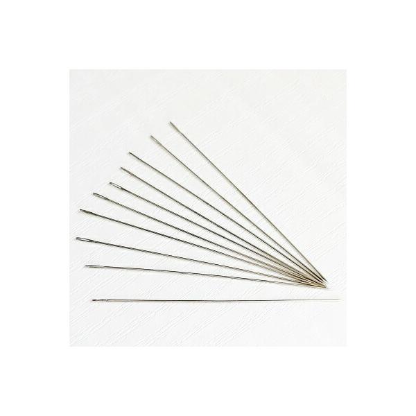 材質　■ ステンレス内容量■ 6本(全て同じサイズです)名称　■ ビーズ 針 54mm ビーズ ニードル ステンレス ビーズ 針サイズ■ 約 55mm 太さ 約 0.45mmオフルーム（ビーズステッチ）用の針です。細かいビーズ刺繍も簡単に作...