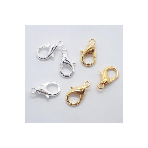 材質　■ 合金(ニッケルフリー)内容量■ 10個名称　■ カニカン 12mm サイズ■ 12 × 6mm 穴 1.2mmブレスレットやネックレスの留め具や、小さいチャームの取り付けなどにご利用ください。小さいので、マスクチャームなどにもお使...