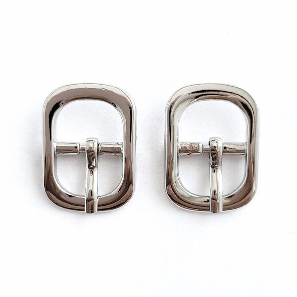 材質　■亜鉛合金 内容量■2 個名称　■美錠 12mm サイズ■ 内幅 12mm ( 詳細は画像参照 ) ハンドメイドアクセサリー にご使用いただいける バックルパーツ です。ブレスレットやポシェットのストラップなど、細めの紐にもご利用いた...
