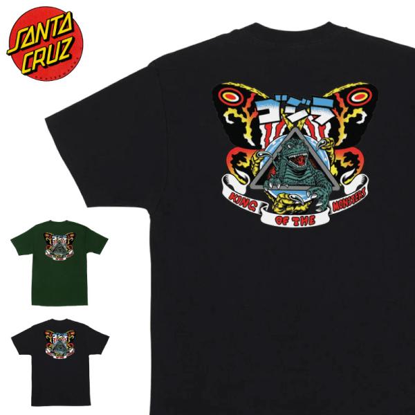 商品名：Godzilla Natas Mothra S/S TEEカラー：Black、Forest素材：綿100％サイズ：【肩幅・身幅・着丈・袖丈】S ：【約44cm・約48cm・約68cm・約17cm】M ：【約47cm・約50cm・約7...