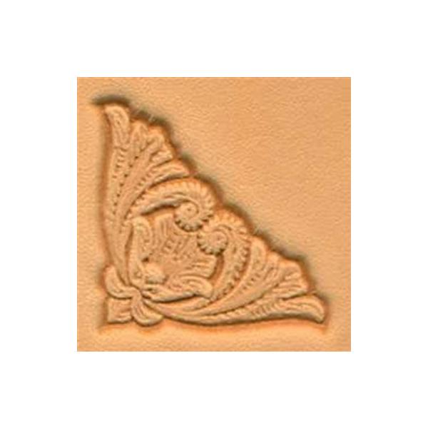 Tandy Leather Factory / Craftool 8533-00 3D Scoll Corner Stamp