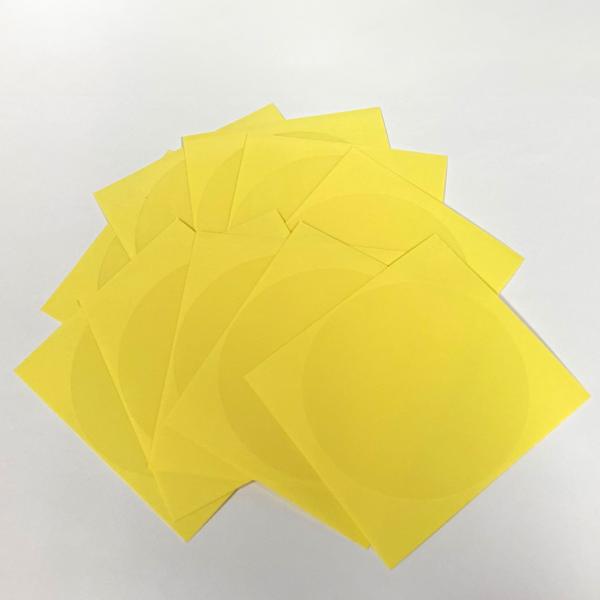 キャンドルホルダー用 ほこり防止用透明フィルムシール 丸形 10枚セット
