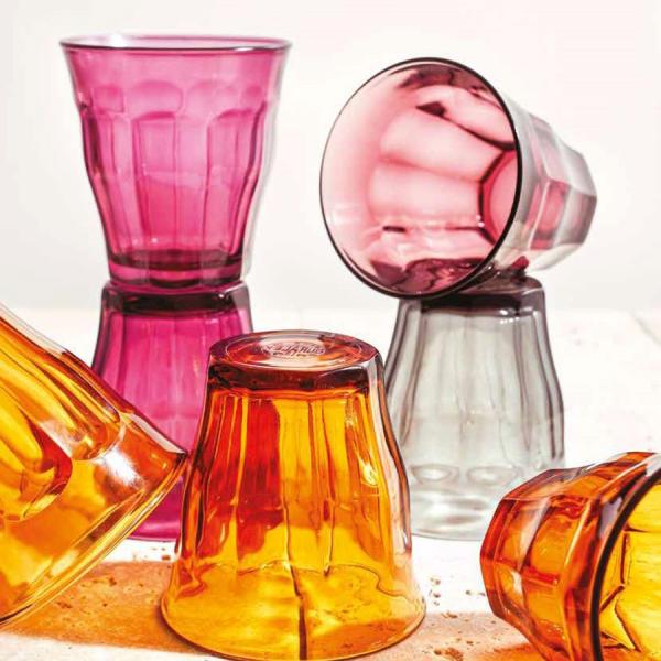 世界中で愛されているフランス製の定番グラスDURALEXピカルディ。その中でも使いやすい２５０ｃｃサイズをカラー展開しました。全面強化ガラスなので電子レンジや食洗器もOKです。電子レンジOK、食洗機OK、熱湯（ 100℃ ）OK、フリーザー...