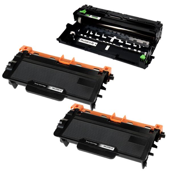 本製品は純正品と同様にご利用いただける PR-L5350-12 モノクロ互換 トナー 2本 + PR-L5350-31 再生ドラムユニット 1本です。メーカー純正品ではございません。本体の設定変更等は一切不要です。純正品と同じ枚数（ドラムカ...
