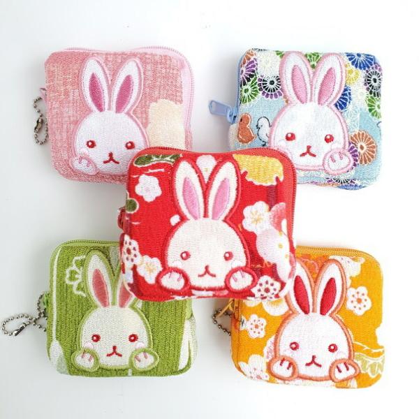 ■商品名うさぎ コインケース 12色 うさぎシリーズ■商品についてうさぎが可愛いコインケースです。数量限定の販売です。全12種・サイズ横70mm×縦65mm・素材丹後ちりめん■ご注意手作り品ですので商品の写真と実物の細部が違うこともあります...