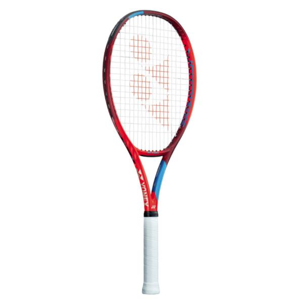 26.5インチで操作し易くヘッドが走る、軽量スピンモデル。 ■品番：06VCE-587■商品名：Vコア エリート VCORE ELITE■カラー：タンゴレッド(587)■サイズ：G0・1・2(平均270g)■フェイス面積：100inch2■...
