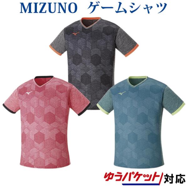 杢柄の生地に、同系色のドットグラフィックでレイヤーをデザイン。動きやすさと吸汗速乾性を兼ね備えたゲームシャツ■品番：72MA2002■商品名：ゲームシャツ■カラー：　08：チャコールブラック　33：ディープグリーン　62：レッド■サイズ：X...