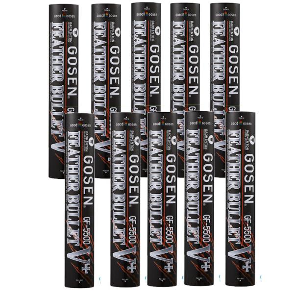 試合球クラスの高性能 ■品番：GF-5000■商品名：フェザーバレットV+■素材：ガチョウ【アプリでご覧のお客様へ】↓↓商品情報の詳細は「商品情報をもっと見る」をクリック↓↓