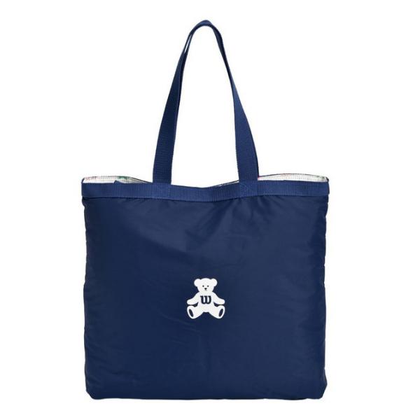 ■品番：WR8015302001■商品名：ONE BEAR TOTE■カラー：ネイビー■サイズ：14×40×39cm■素材：ナイロン■収納：ラケット1本■仕様：・肩に掛けたままでも中の荷物を出し入れしやすいアウトポケット。・ラケットは内部ポ...
