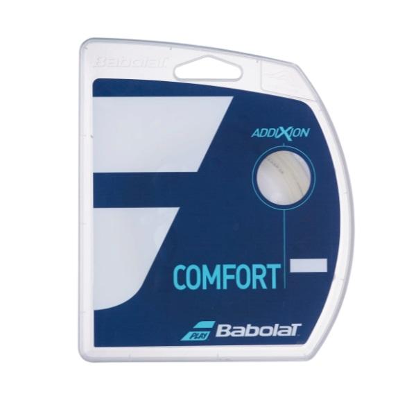 摩擦係数の軽減などにより、耐久性を向上。テンション維持性のに優れ、やわらかな打球感が心地よい快適マルチファイバー。■品番：241143■商品名：アディクション(12m)■カラー：ナチュラル■ゲージ：1.25mm,1.30mm,1.35mm■...