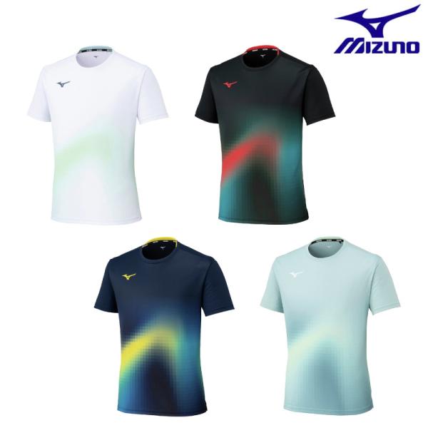 ■品番：62JAC001■商品名：ゲームシャツ■カラー：　01：ホワイト　09：ブラック　14：ドレスネイビー　23：シトラスグリーン■サイズ：XS〜2XL■素材名：ポリエステル100％■生産地：中国製■機能：★ミズノクイックドライプラス吸...